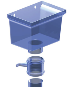 Universal Hopper - Cast Aluminium - Stormguard Rainwater Systems