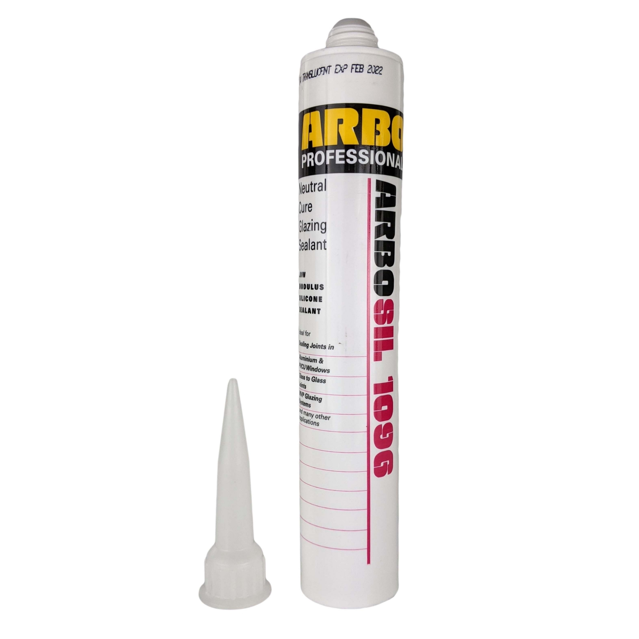 Arbo 1096 Translucent Silicone Sealant 380ml - Stormguard Aluminium ...